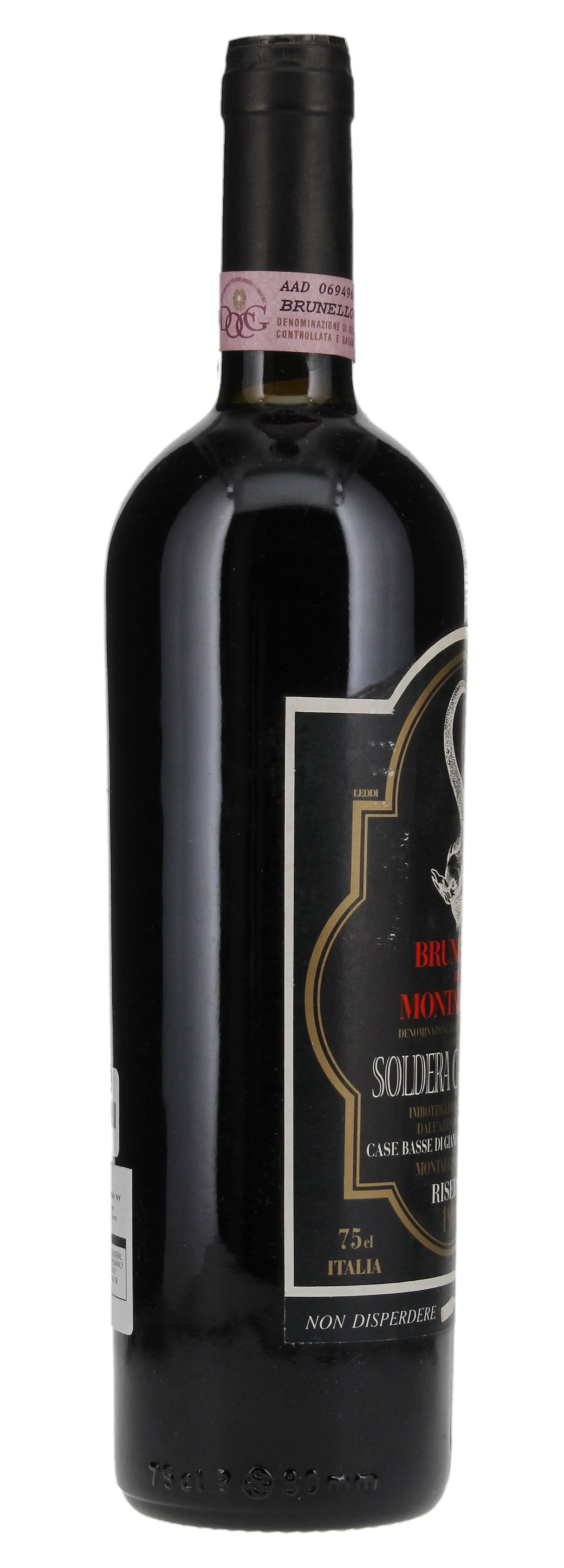 1995 Soldera Brunello di Montalcino Case Basse Riserva Brunello ...