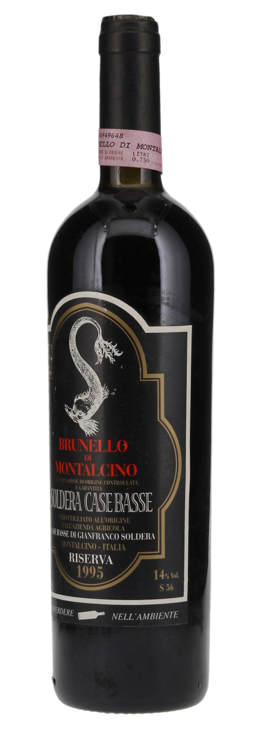 1995 Soldera Brunello di Montalcino Case Basse Riserva Brunello ...