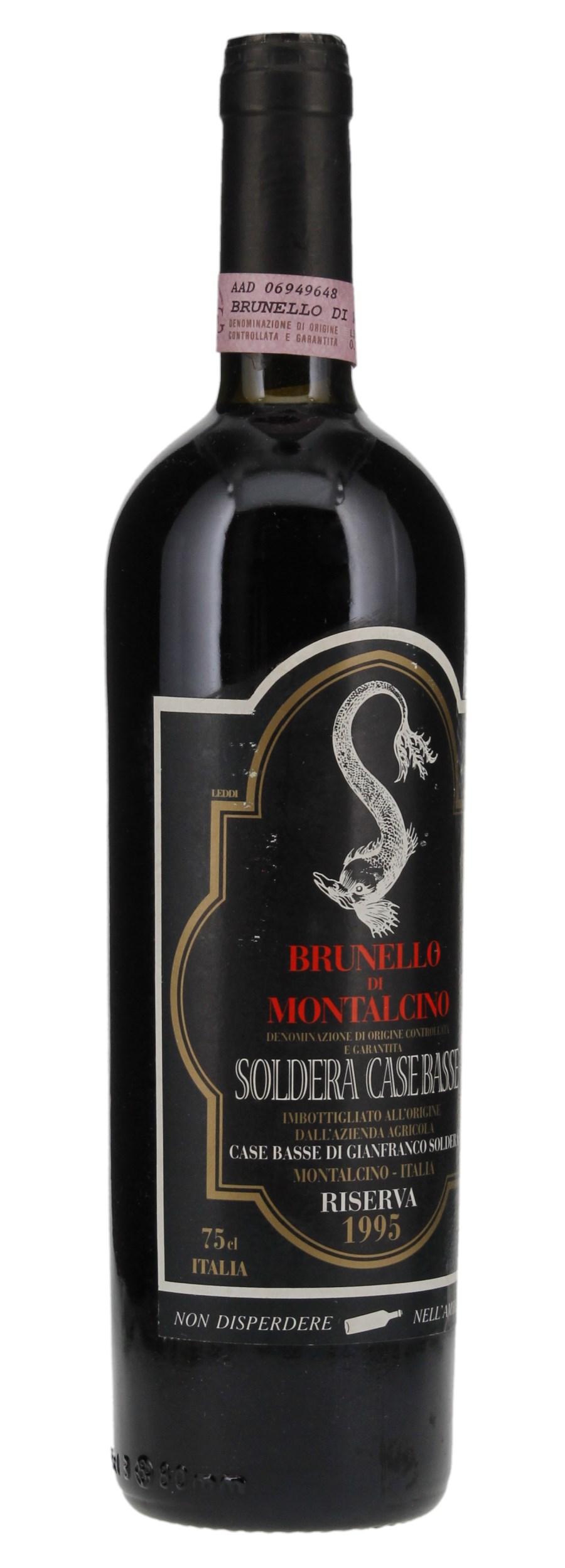 1995 Soldera Brunello di Montalcino Case Basse Riserva Brunello ...