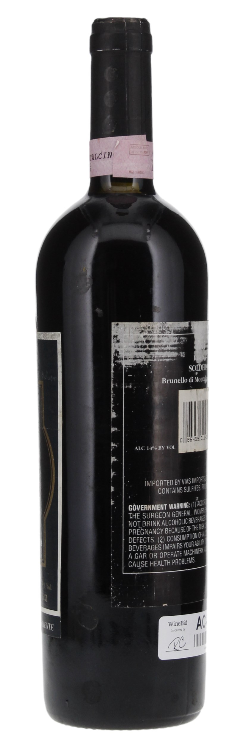 1993 Soldera Brunello di Montalcino Case Basse Riserva Brunello ...