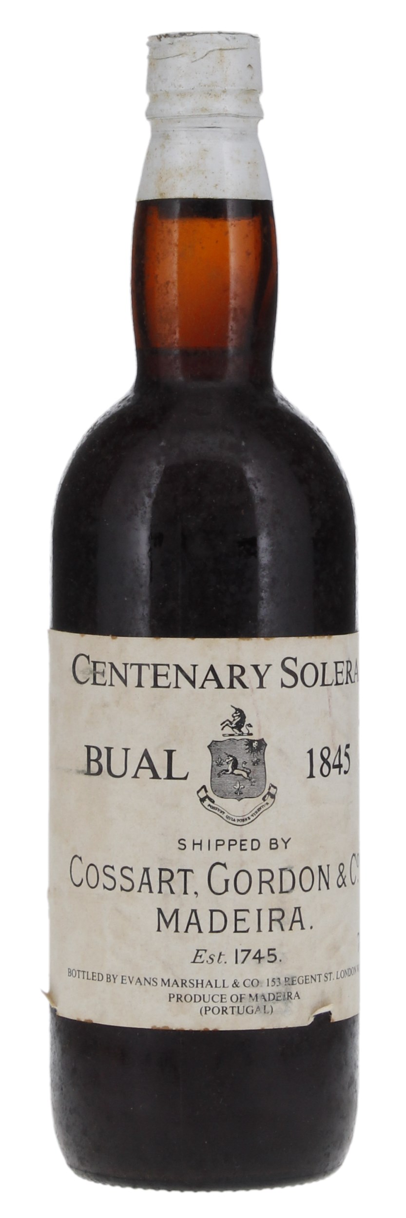 N.V. Cossart Gordon Bual Centenary Solera Madeira 1845, 700ml | WineBid ...