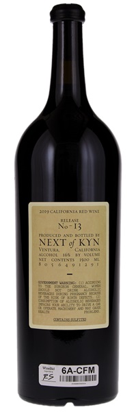 2019 Sine Qua Non Next Of Kyn Multiple types | WineBid | Wine for Sale